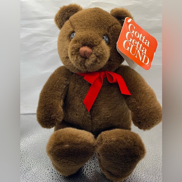 Gund | Toys | Gund Brown Teddy Bear Tucker | Poshmark